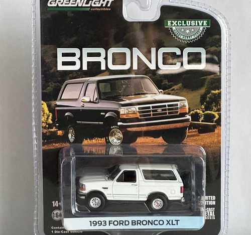 1/64 Greenlight 1993 Ford Bronco XLT