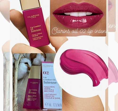 Масло - тинт для губ Clarins oil 02 lip intense