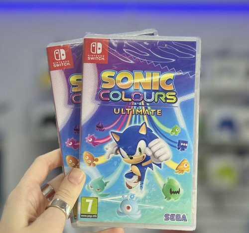 Sonic Colours Ultimate Nintendo Switch новый картридж