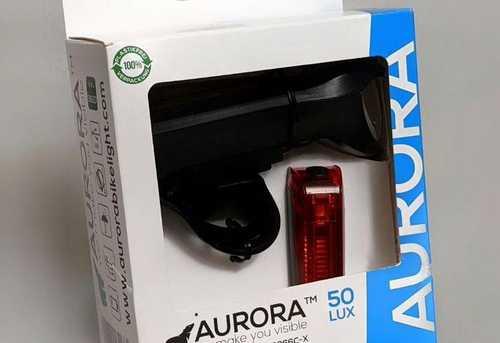 Комплект велосипедного освещения Decathlon Aurora