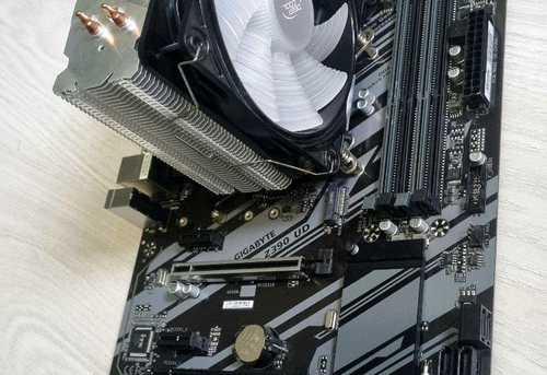 Комплект Gigabyte z390 + i5 9600kf + башня