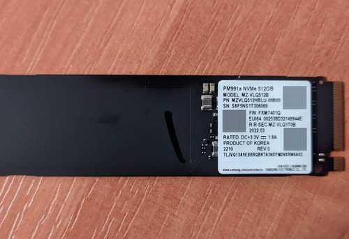 SSD M2 nvme Samsung PM991a 512 Gb