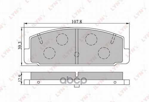 Колодки тормозные mazda 6 02/323 96/626 9202