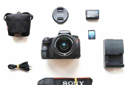 Фотоаппарат Sony A37 (пробег 10200)kit +сумка/SD