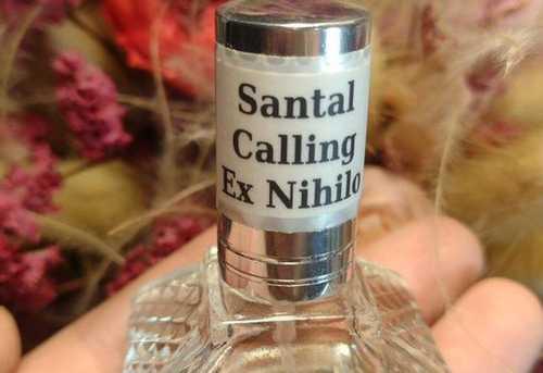 Парфюм EX nihilo santal calling отливант