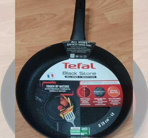 Сковорода Tefal 28 см Black Stone (G2810672)