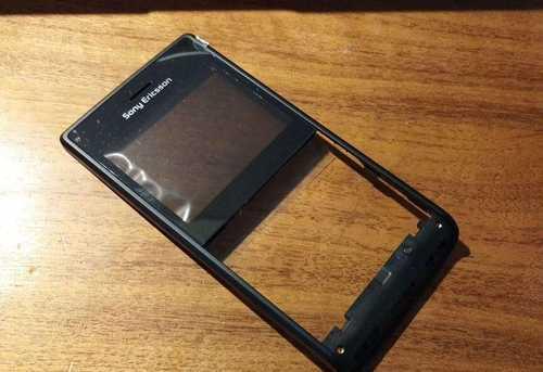Sony Ericsson M1i Aspen передняя панель black ориг