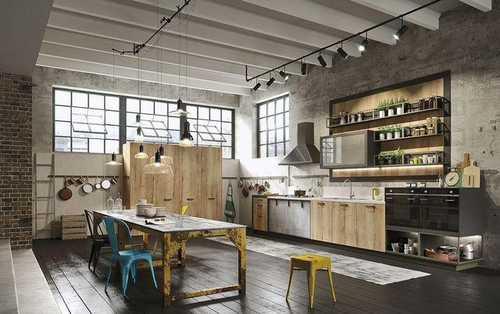 Loft стулья столы стелажи кухни
