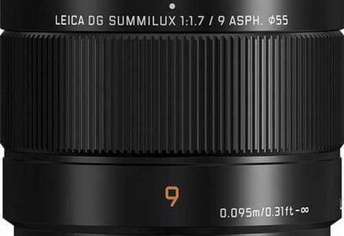 Объектив Panasonic Leica DG Summilux 9mm f/1.7 asp