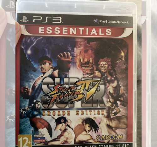 Игры диски на ps3 street fighter 4