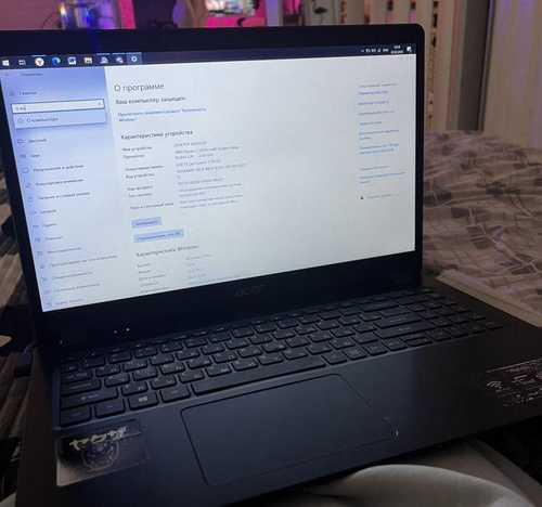 Ноутбук acer aspire 3