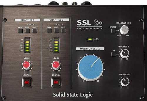 Внешняя звуковая карта Solid State Logic SSL 2+