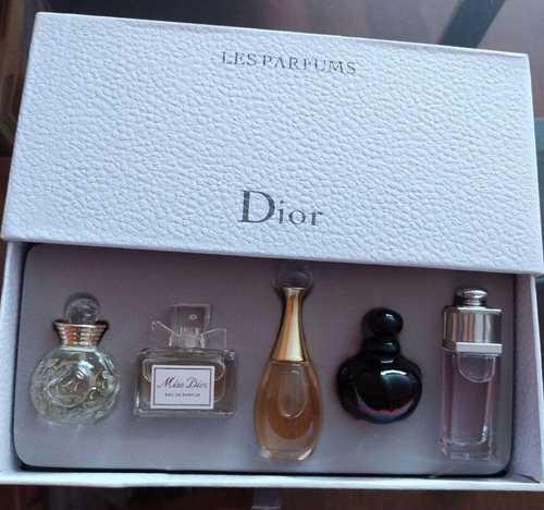 Подарочный набор dior 5 шт. Новый