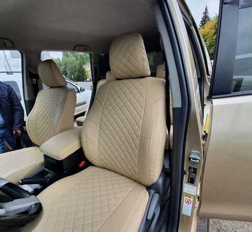 Чехлы Автопилот Toyota Prado 150. Ромб