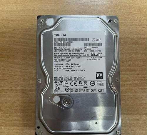 Жесткий диск Toshiba DT01ACA050 500Gb