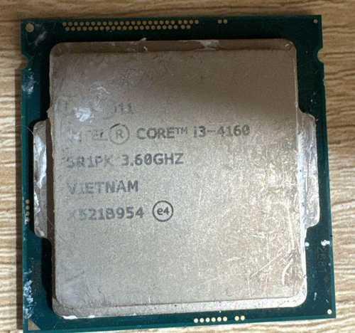 Процессор intel core i3 4160 3.6 GHZ LGA 1150