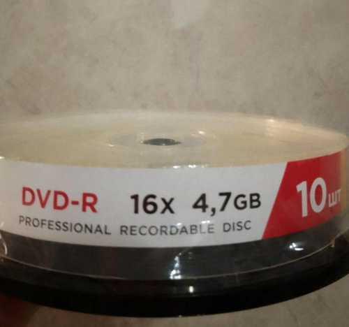 Диски dvd r 10 шт