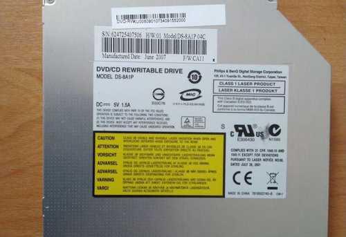 Привод для ноутбука DVD-RW BenQ DS-8A1P IDE