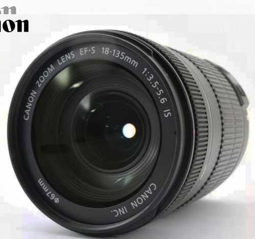 Canon zoom lens EF-S 18-135mm 13.5-5.6 IS Macro