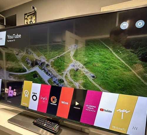 Метровый тонкий Smart TV, LG 108 см, Wi-Fi