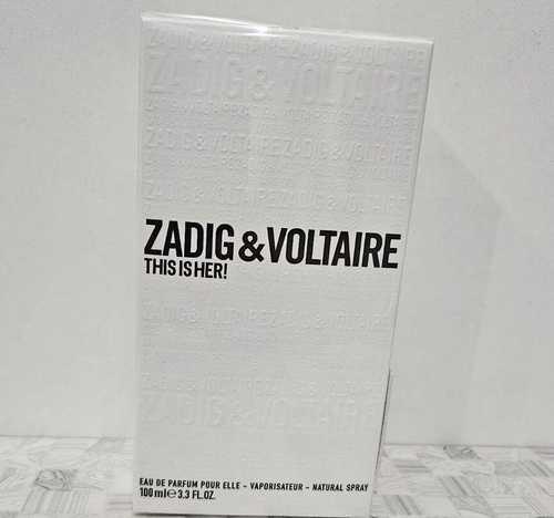 Zadig & Voltare This Is Her 100ml оригинал