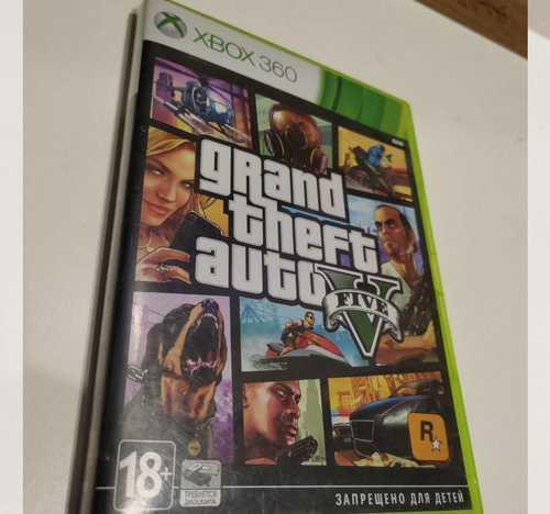 Grand theft auto 5 xbox 360 2 диска