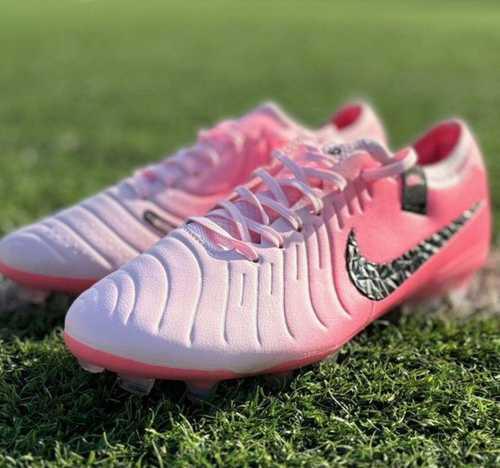 Бутсы Nike Tiempo Legend X pink