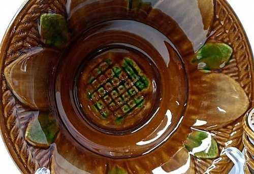 Керамическая тарелка, зик конаково, СССР