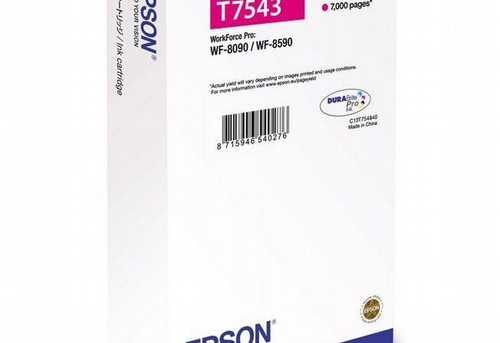 Картридж Epson C13T754340 пурпурный экстра увеличе