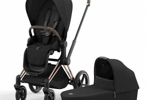 Коляска 2в1 Cybex Priam 4 Sepia Black