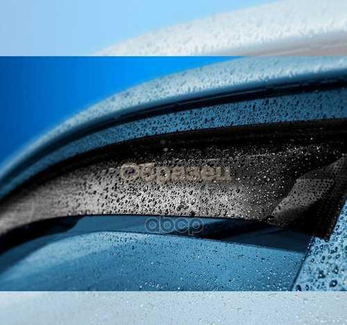 Дефлектор окон (накладной скотч 3М) 4 шт., KIA RIO