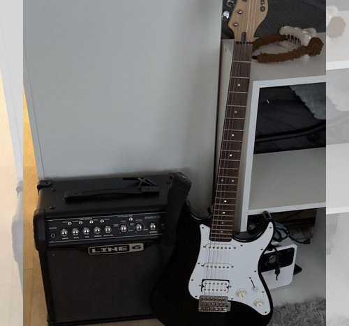 Yamaha eg112   комбоусилитель line 6