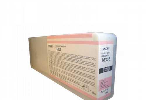 Струйный картридж Epson T6366 Светло-пурпур 118737