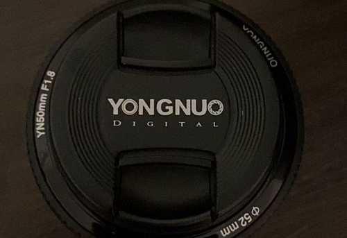Объектив Yongnuo YN 50mm f/1.8 для Canon.Б/У