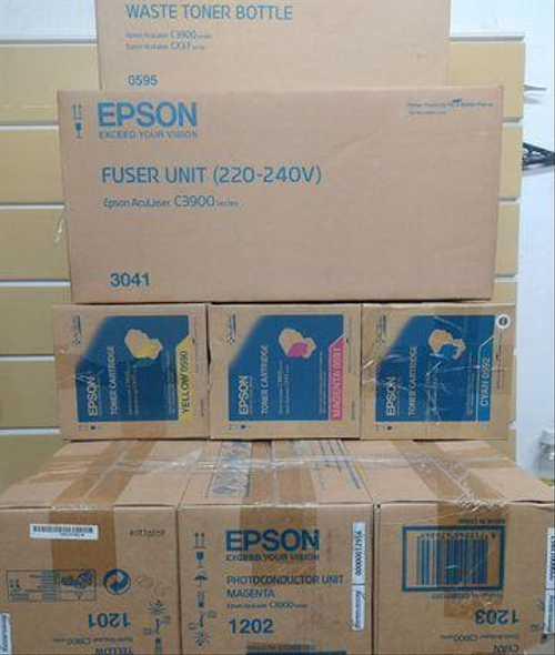 Epson AcuLaser C3900 ориг зип, расходные материалы