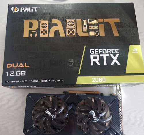 Palit dual Geforce rtx 2060. 12Gb