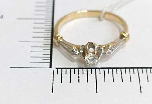 Золотое кольцо 16.5 размер