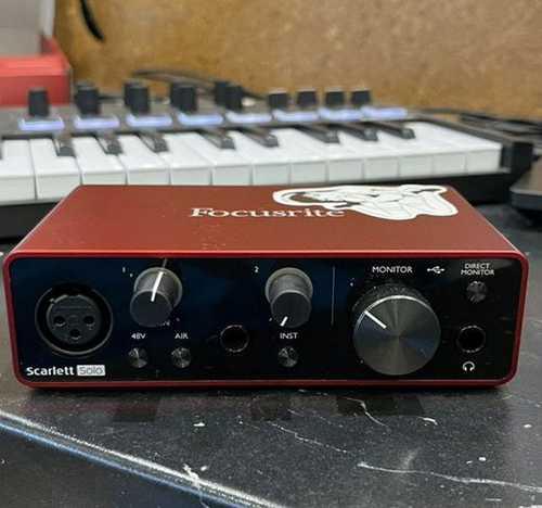 Звуковая карта focusrite scarlett solo 3rd gen