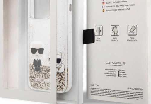 Чехол Karl Lagerfeld для iPhone 14promax, золотой