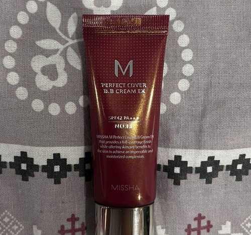 Вв крем Missha perfect coverage, тон 13, светлый