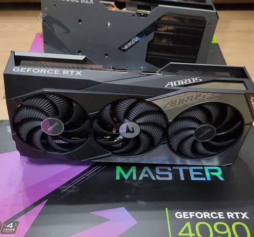 Видеокарта RTX 4090 aorus master