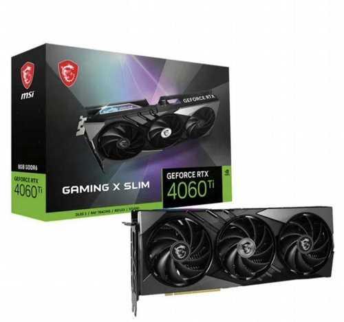 Видеокарта GeForce RTX 4060 Ti gaming X slim 8 гб