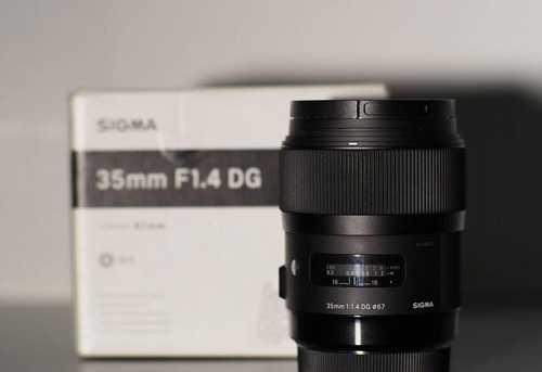 Sigma AF 35mm F1.4 DG HSM ART Canon EF 35мм 1.4