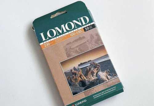 Фотобумага lomond матовая 10х15 см