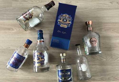 Коробка Chivas Regal и бутылки для настоек