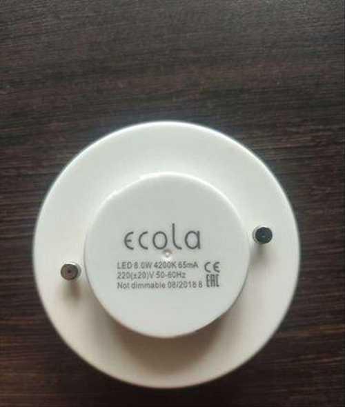 Лампы ecola gx53 8w