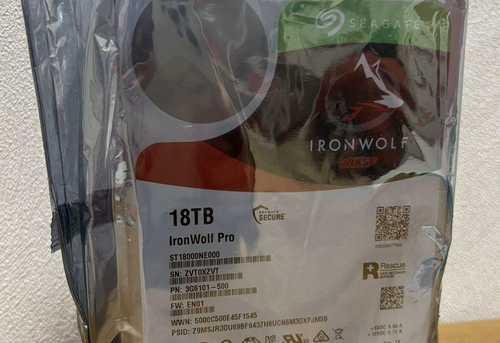 18 тб Жесткий диск Seagate IronWolf Pro