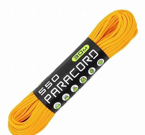 Веревка паракорд Cord 550 нейлон 30 м gold