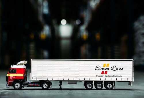 1/50 Scania 143 Simon Loos фура штора Tekno