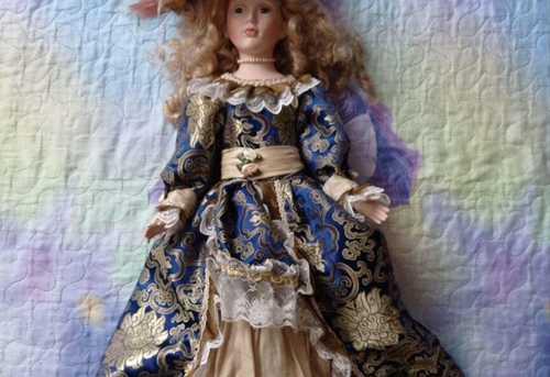 Кукла фарфоровая коллекционная интерьерная